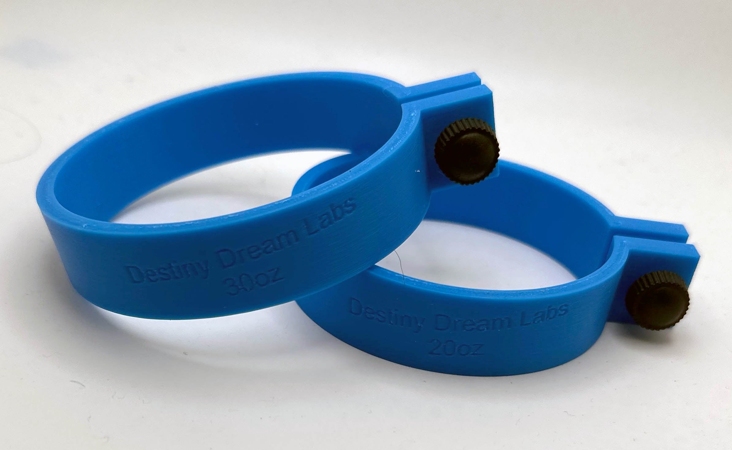 "Bling Rings" - Stoning Alignment Rings with thumb screws for 20oz and ...